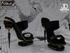 Second Life Marketplace - AZOURY - Gynoid Heels (Black and Gold)
