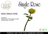 Second Life Marketplace - Single Rose - Yellow! Perfect Gift for your ...
