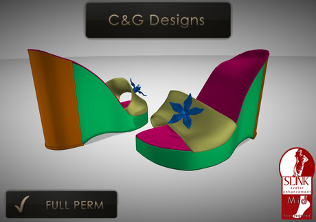 Second Life Marketplace - Rita Shoe by CG designs Fullperm