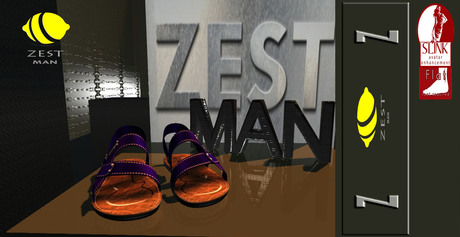 Second Life Marketplace - ZEST MAN MOODY BLUE CARBON FIBER PAIR BOXED