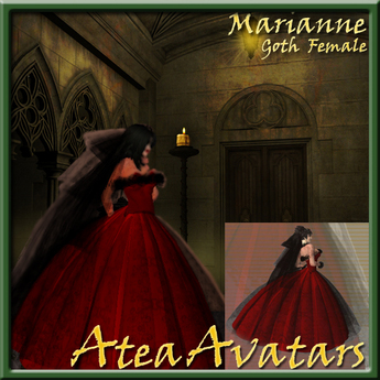 Second Life Marketplace - Marianne Goth Female Avatar