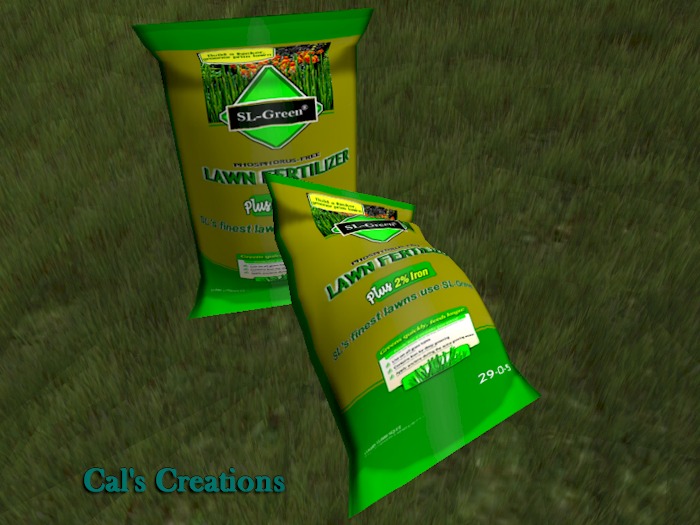 Second Life Marketplace - SL Green - Lawn Fertilizer (2-bags)