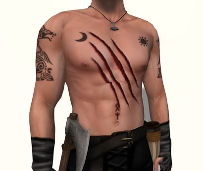 Second Life Marketplace - *AR* Front Claw Mark Scars