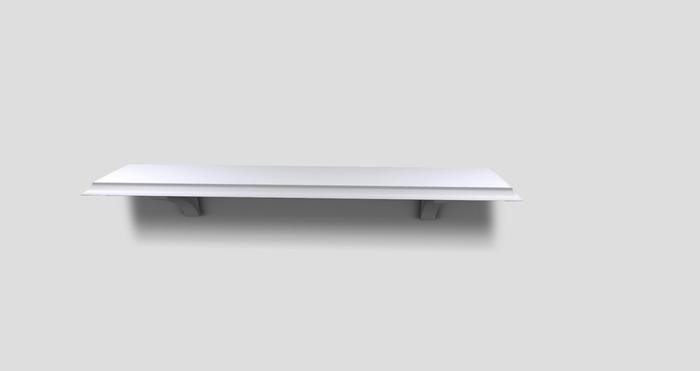 Second Life Marketplace - ::~Wicked Designs~:: Mesh Bracketed Shelf - 1 ...