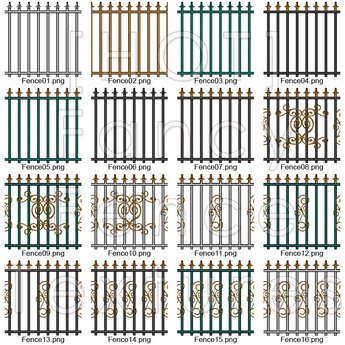 Second Life Marketplace - [HOT] Fancy Fence Textures