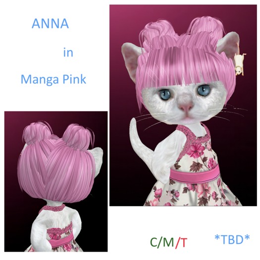 Second Life Marketplace - *TBD*Dinkies Anna - Manga Pink