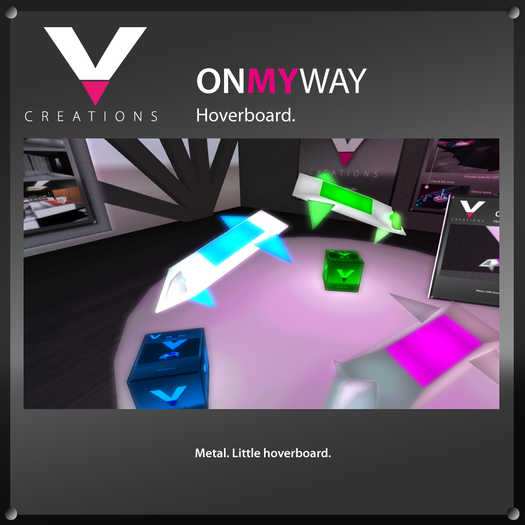 Second Life Marketplace - V_Creations BOXED-OnMyWay > BLUE