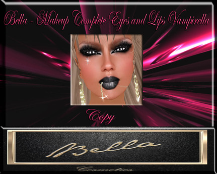 Second Life Marketplace - Bella - Makeup Complete Eyes and Lips Vampirella