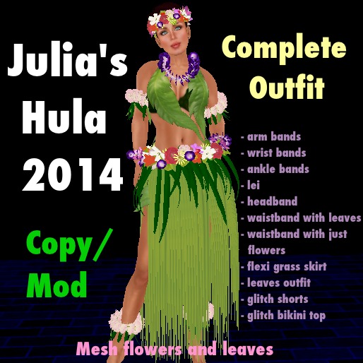 Second Life Marketplace Julias Hula 2014
