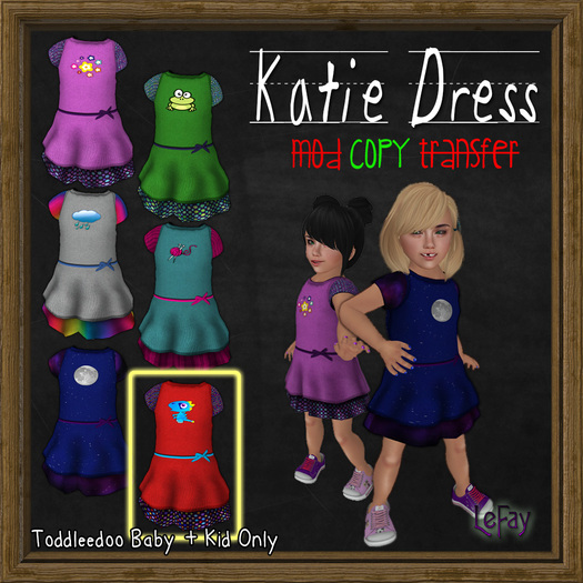 Second Life Marketplace - ::LeFay:: Katie Dress - Dragosaur