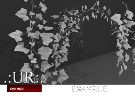 Second Life Marketplace - .:UR:. Modular Ivy (full perm mesh)