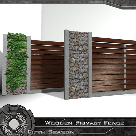 Second Life Marketplace - Wooden Privacy Fence