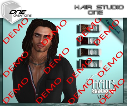 Second Life Marketplace - Demo - DQ...Male lose Dreads v2 ( LONG )