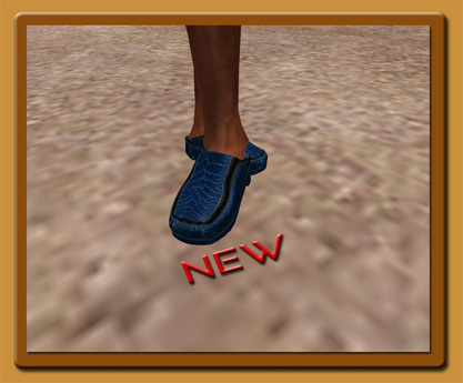 Second Life Marketplace - Infinity Blue Aligator clogs