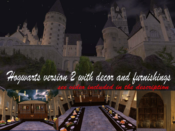 Second Life Marketplace - Hogwarts with furniture