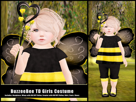 Second Life Marketplace - .WR. BuzzeeBee Girls TD Costume