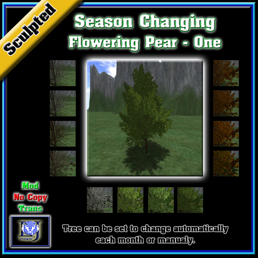 Second Life Marketplace - (LJ Designs) - Auto Season Change Tree ...
