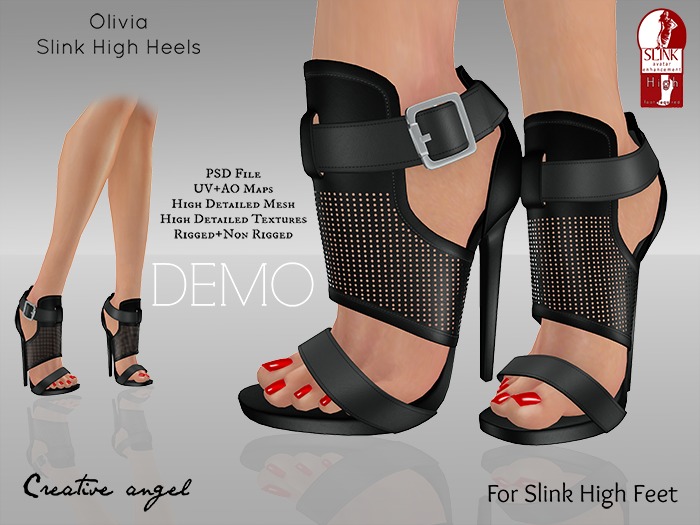 Second Life Marketplace - Olivia Slink high heels demo (Full Perm)