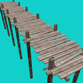Second Life Marketplace - Dock Stair Ramp (Pirate Town) (2 prims)