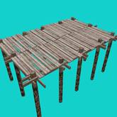 Second Life Marketplace - Dock Stair Ramp (Pirate Town) (2 prims)