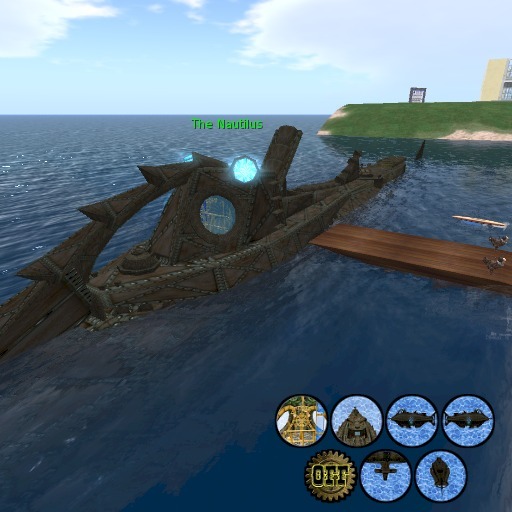 Second Life Marketplace - D-Nautilus Submarine SPD (32 - 221 prims)