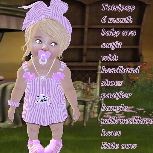 Second Life Marketplace - !!! AFA FASHION totsipop baby lilly cow pink