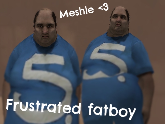 Second Life Marketplace - [WOOGLES] Fat Gamer Dude [MESH] [FULL AVATAR]