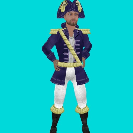 Second Life Marketplace - Navy Officer Meshtar (9 prims)