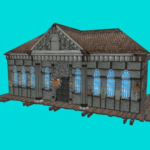 Second Life Marketplace - Colonial Bank (41 prims) (Pirate Town)
