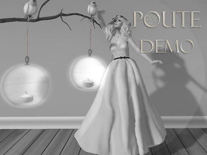 Second Life Marketplace - Poute- Abigail Gown- DEMO