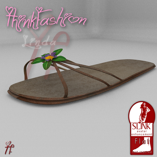 Second Life Marketplace - ***TF*** - Linda Sandals (Slink-Flat)