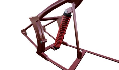 Second Life Marketplace - Soft tail Motorcycle Frame with Centerline ...