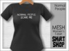 Second Life Marketplace - =ShirtShop= Mesh Women's Normal People T-Shirt