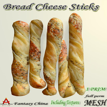 Second Life Marketplace - FC- Bread Cheese Sticks 1 prim full perm