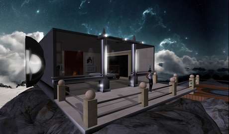 Second Life Marketplace - Fantasy Skybox holodeck (prefab house 800 ...