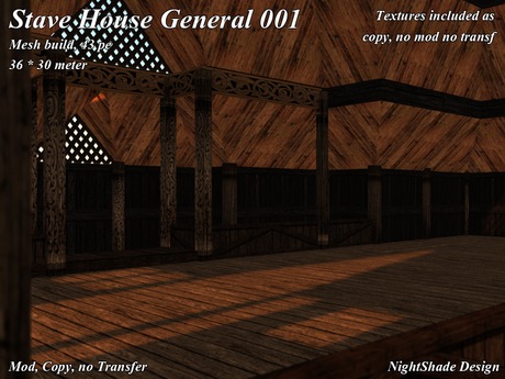 Second Life Marketplace - Viking Stave House 001
