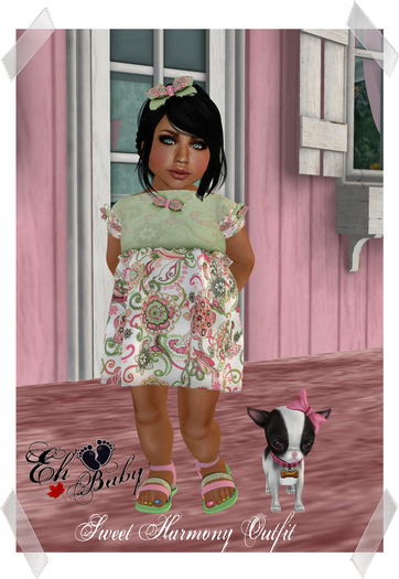 Second Life Marketplace - EH Baby ~ Sweet Harmony Outfit