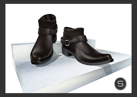 Second Life Marketplace - sharp by [ZD] - MESH - "Amos" Ankle Boots ...