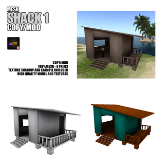 Second Life Marketplace - [LR]Mesh Shack 1 COPY/MOD