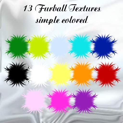 Second Life Marketplace - *The Seer* 13 furballs single color (box)