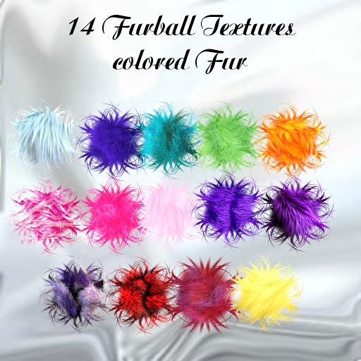 Second Life Marketplace - *The Seer* 14 Furball Textures - colored Fur ...
