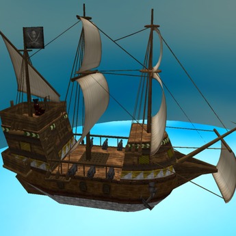 Second Life Marketplace - Keelhauling Ship (31 prims)