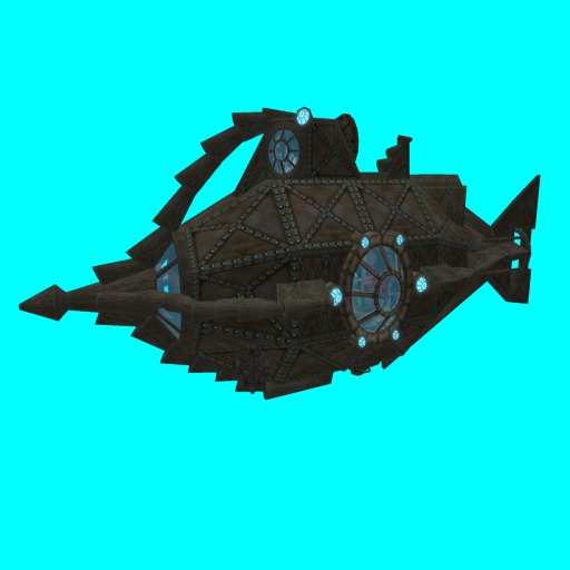 Second Life Marketplace - Wrecked Nautilus Sub (23 prims)