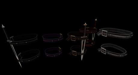 Second Life Marketplace - (UG) - Leg Dagger Set Female(Boxed)