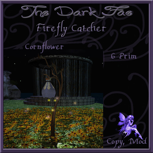 Second Life Marketplace - The Dark Fae's Firefly Catcher Cornflower
