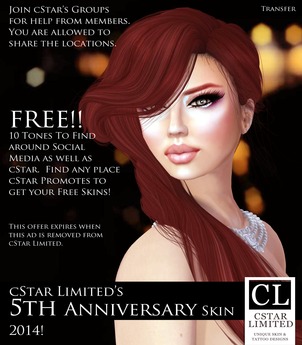 Second Life Marketplace - cStar Limited - cStar's 5th Anniversary - Shine