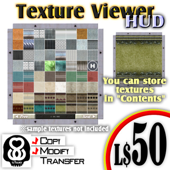 Second Life Marketplace - [S2] Texture Viewer