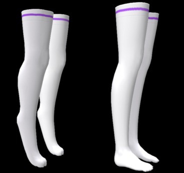 Second Life Marketplace - Kemono Stocking Mod - Purple Stripe
