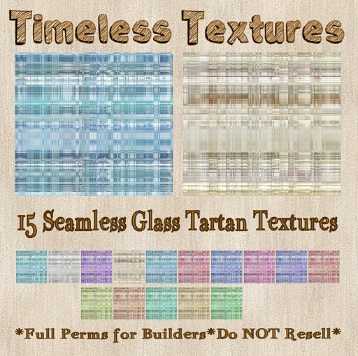 Second Life Marketplace - 15 Seamless Glass Tartan Timeless Textures