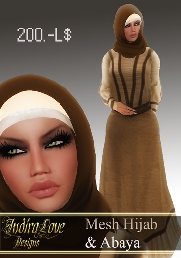Second Life Marketplace - o))IndiraLove Designs((o~Abya with Hijab ...